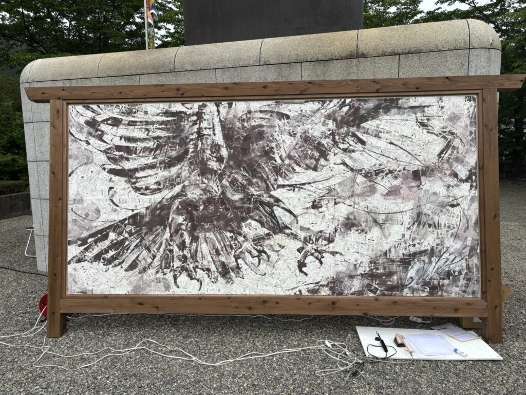 5/11 熊野本宮大社(大斎原 旧社地 大鳥居建立25周年 奉告祭)アートパフォーマンス実施のご報告 | Momath LLC